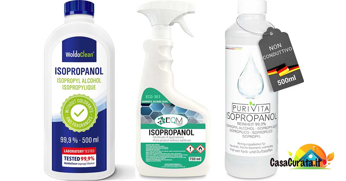 Alcool Isopropanolo: cos'è e come usarlo per le pulizie - Casa Curata